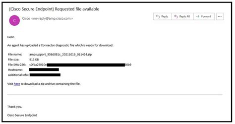 Create Report Problemdiagnostic Data From Cisco Security Connector