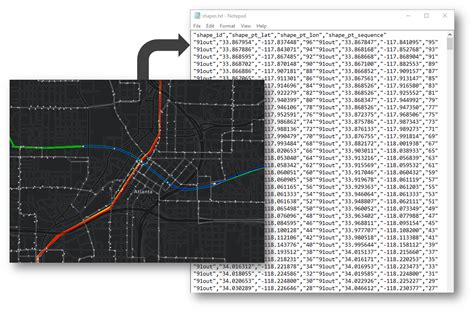 How To Make Shapestxt File For Gtfs Dataset With Arcgis Arcgis Blog