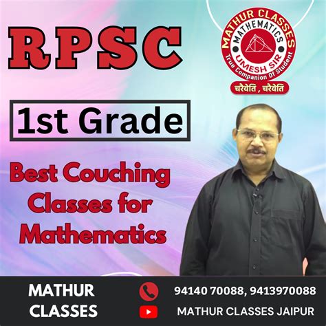 Best Maths Courses In Jaipur For Rpsc Mathur Classes