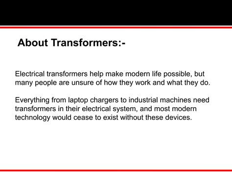 Transformers And Common Types Of Transformer PPT Transformers And Common Types Of Transformer PPT