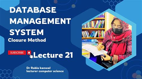Finding Closure Of Functional Dependency In Dbms Dr Rabia Kanwal