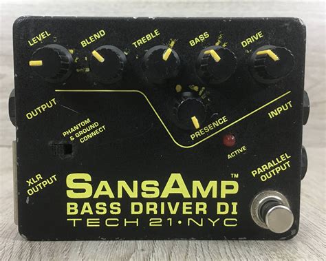 Sans Amp Bass Driver Di Effetti Tech21