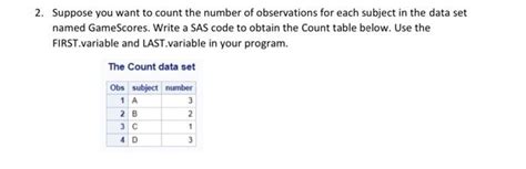 2 suppose you want to count the number of