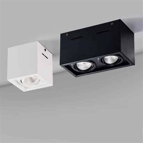 Lumena 3w Surface Mounted Led Downlight Gunmetal Grey