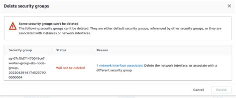 Error Deleting Security Group DependencyViolation Issue Terraform Aws Modules