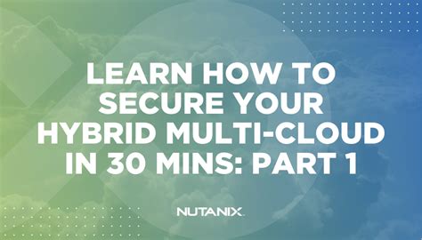 Networking And Security Nutanixdev