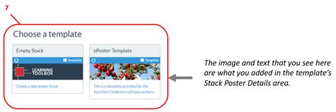 making a stack template learning toolbox support