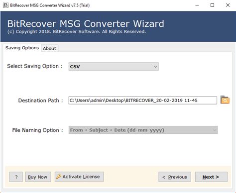 MSG To CSV Converter To Convert Outlook MSG File To CSV In Bulk
