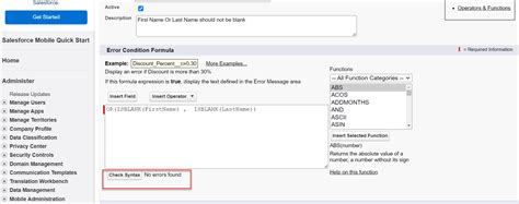 How To Use Or Operator In Validation Rule In Salesforce Salesforce Faqs