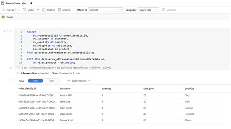How To Access Choice Labels From Azure Synapse Link For Dataverse With