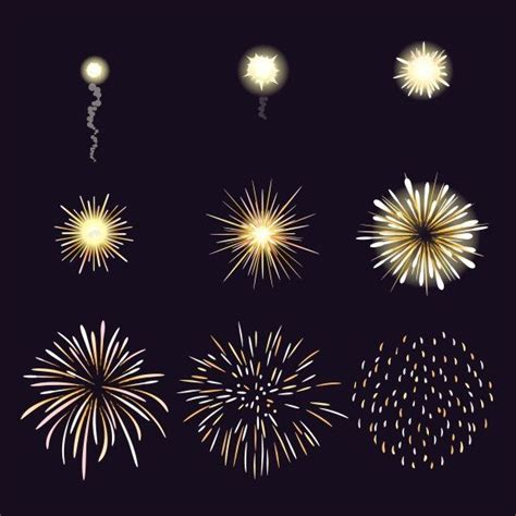 Animation Of Firework Effect Firework Painting Fireworks Art Fireworks Animation
