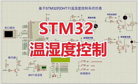 基于stm32的dht11温湿度控制lcd1602显示proteus仿真设计 知乎