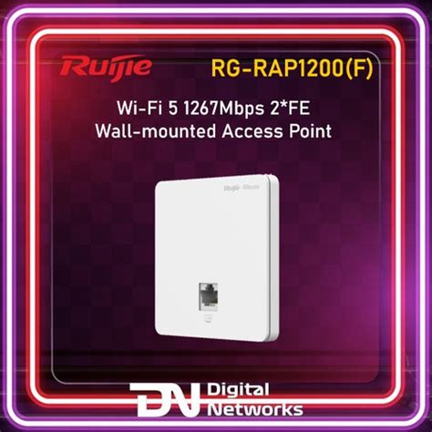 Jual Rg Rap1200f Wall Ap Ruijie Rap1200 F Ac1300 Wifi5 Dualband Wall
