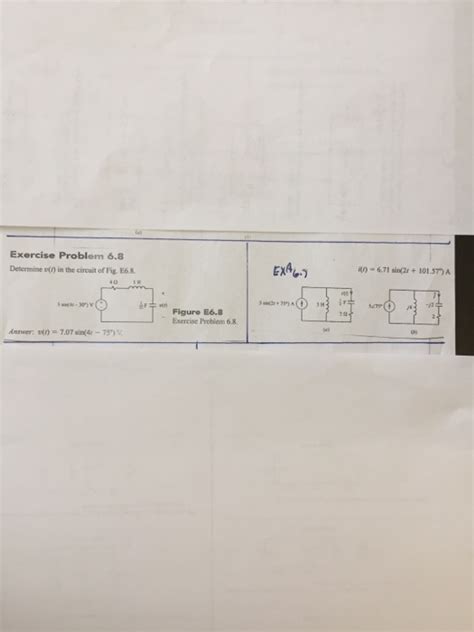 Solved Exercise Problem Determine C In The Circuit Of Chegg