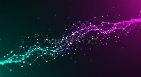 A Digital Representation Of A Network Like Structure Composed Of Interconnected Stock