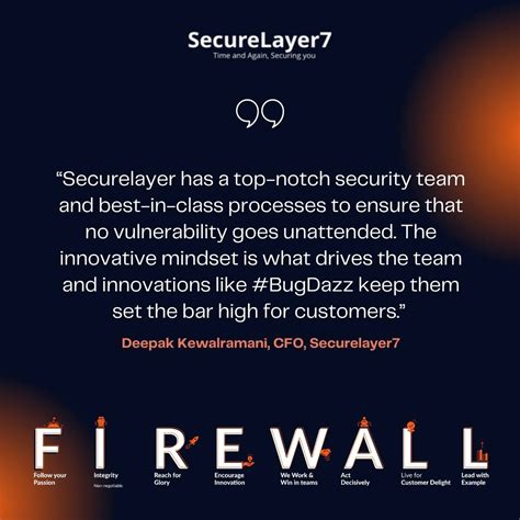 Securelayer7 On Linkedin Firewall Testimonial Cfo Bugdazz Securelayer7