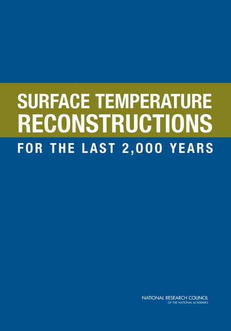 Surface Temperature Reconstructions For The Last 2000 Years The