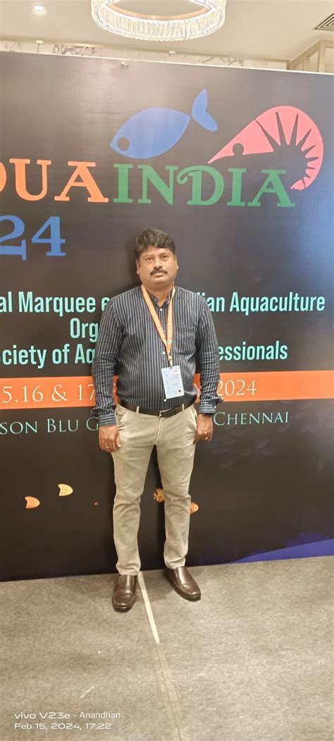 anandh kumar on linkedin aqua india 2024 in radisson blu grt hotel