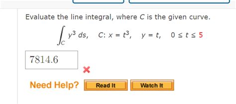 Solved Evaluate The Line Integral Where C Is The Given Chegg