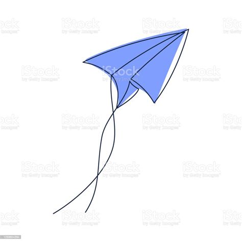 종이 평면 연속 라인 벡터 일러스트레이션 하나의 라인 아트 스타일로 만든 비행기 실루엣 단일 객체에 대한 스톡 벡터 아트 및 기타 이미지 Istock