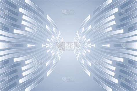 3d渲染银灰色条纹对称纹理图形纹理背景素材 花瓣网