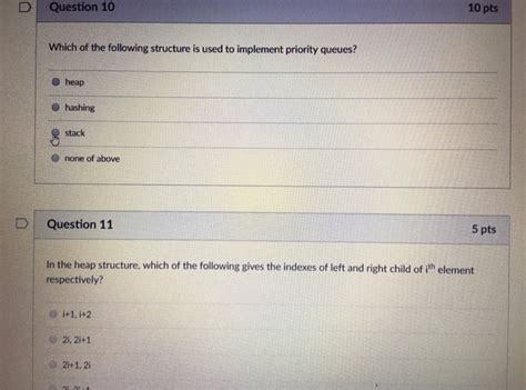 Solved D Question 8 10 Pts Used If The Hash Table Gets Too
