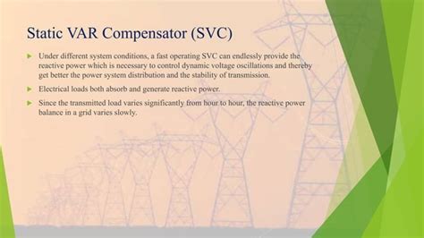 Static Var Compensator PPTX Computer Networking Computing