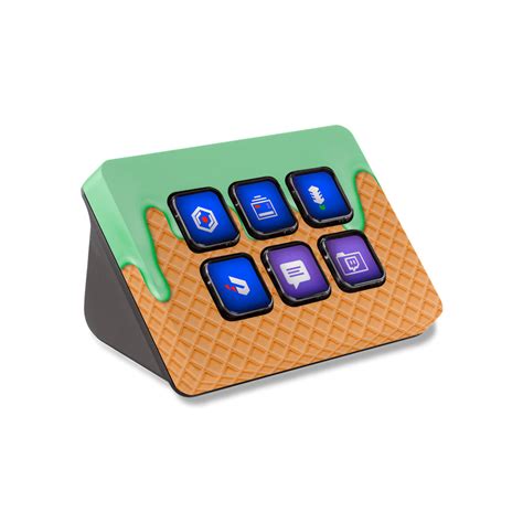 Mint Ice Cream Elgato Stream Deck Mini Skin KO Custom Creations