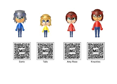 Sonic Mii Qr Codes Made By Cubie Jewel Rsonicthehedgehog Sonic Mii Qr Codes Made By Cubie Jewel Rsonicthehedgehog