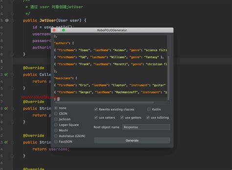 IDEA教程Intellij idea插件之GsonFormatJSON 转对象