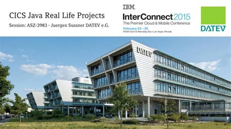 3983 Cics Java Real Life Projects Datev Slides Animate Ibm Interconnect 2015 Pdf