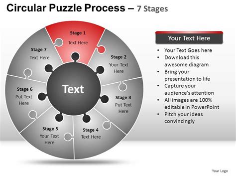 Circular Puzzle Stages Powerpoint Presentation Slides PowerPoint Presentation Slides PPT