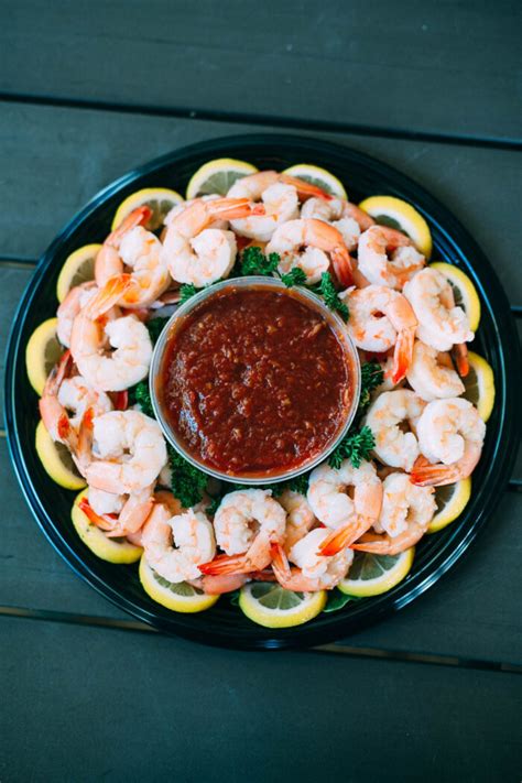 Cocktail Shrimp Platter Hulls Seafood Market And Restaurant