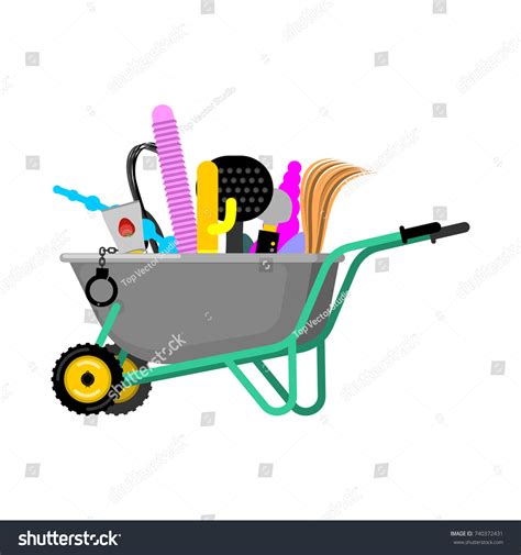 Wheel Barrow Sex Over Royalty Free Licensable Stock Illustrations Drawings Shutterstock