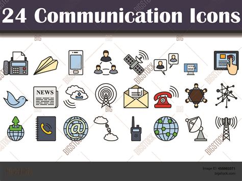 Communication Icon Vector And Photo Free Trial Bigstock