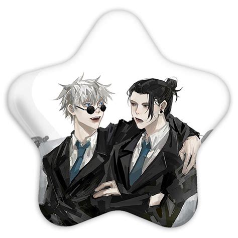 قیمت و خرید پیکسل خندالو طرح گوجو و گتو انیمه جوجوتسو کایزن مدل ستاره