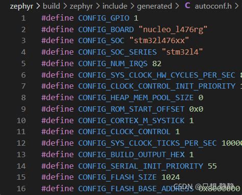 zephyr 系统配置 kconfig zephyr kconfig csdn博客