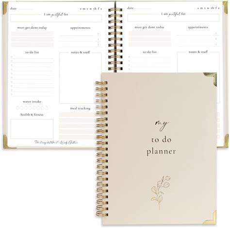 Simplified Meeting Notebook For Work Organization Easily Take Notes And Keep