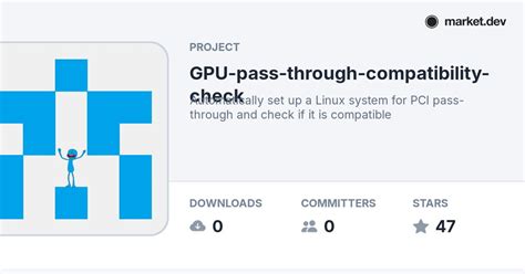 Gpu Pass Through Compatibility Check Ecosystem Directory Marketdev