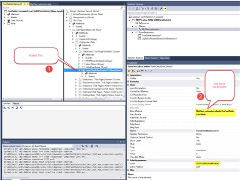 axapta ax7 creating a method on a view using the extension method