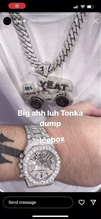 Yeat Shows Off Custom Chain And Icey Watch From Icebox🧊 Youtube