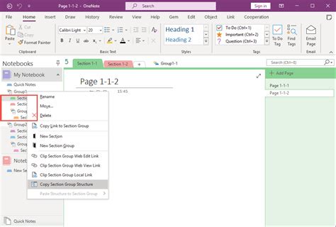 How To Convert A Onenote Section Group To A Notebook Office Onenote Gem Add Ins