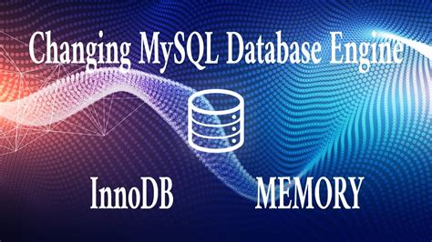 Database Engine InnoDB And MEMORY Changing MySQL Database Engine Localhost PHPMyAdmin