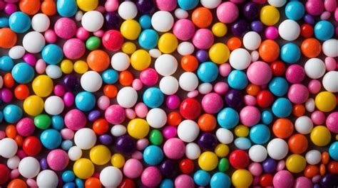 Premium Ai Image A Colorful Array Of Variously Sized Bubble Gum Balls