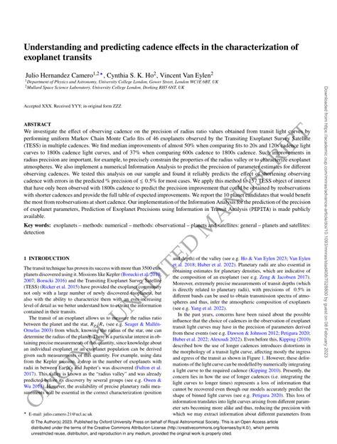 Pdf Understanding And Predicting Cadence Effects In The