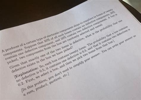 solved siven that exists in the go each box cons one defer