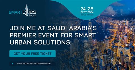 Sarhan Al Masud On Linkedin Register To Join Me At Smart Cities Saudi Expo The Kingdoms