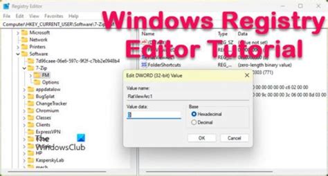 windows registry editor tutorial tips and features