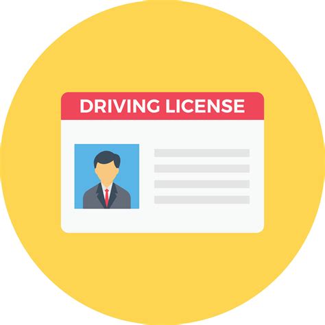 Driving License Vector Illustration On A Backgroundpremium Quality