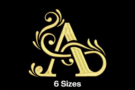 Elegant Gold Letter A Creative Fabrica